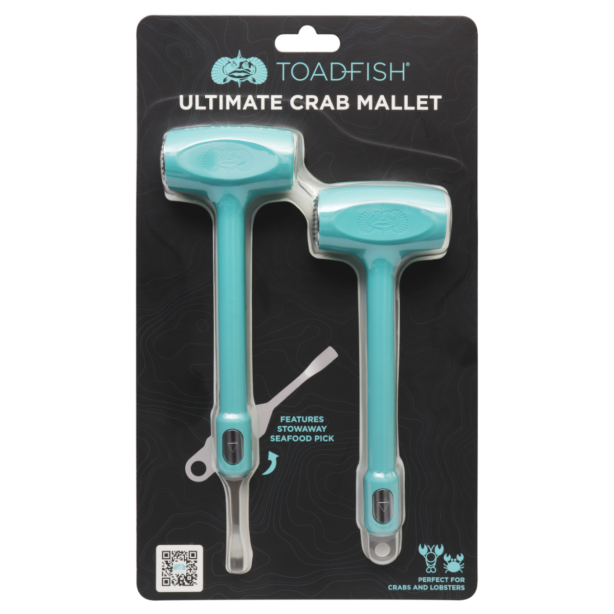 Metal Crab Mallet with Seafood Picks 2 Pack – Toadfish - Australia